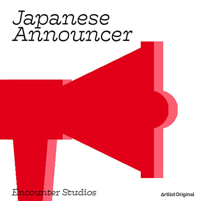 Japanese Announcer by Encounter Studios | SFX - Artlist